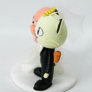 Pokemon Wedding Cake Topper, Snubbull and Meowth Wedding Cake Topper ...