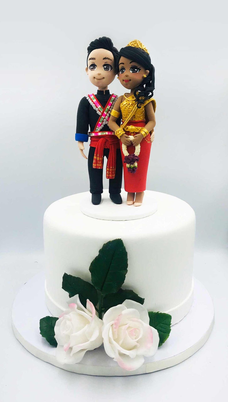 Hmong Wedding Cake Topper Khmer Wedding Topper Ethnic | Etsy