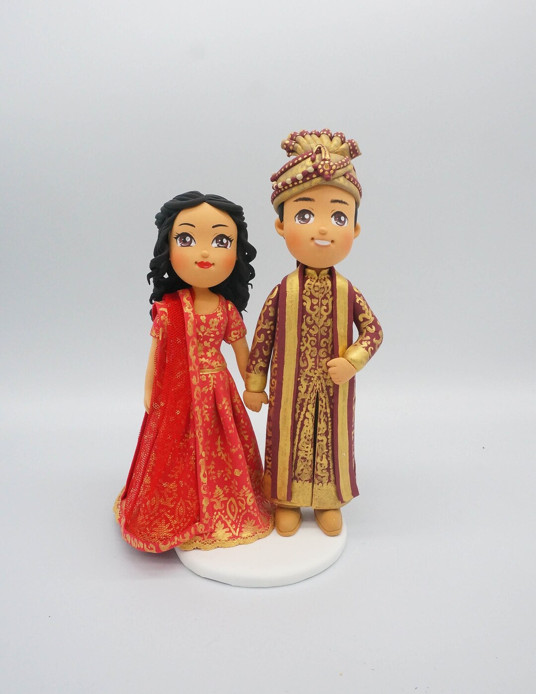 Pakistani Wedding Cake Topper, Indian Wedding Cake Topper, Indian and ...