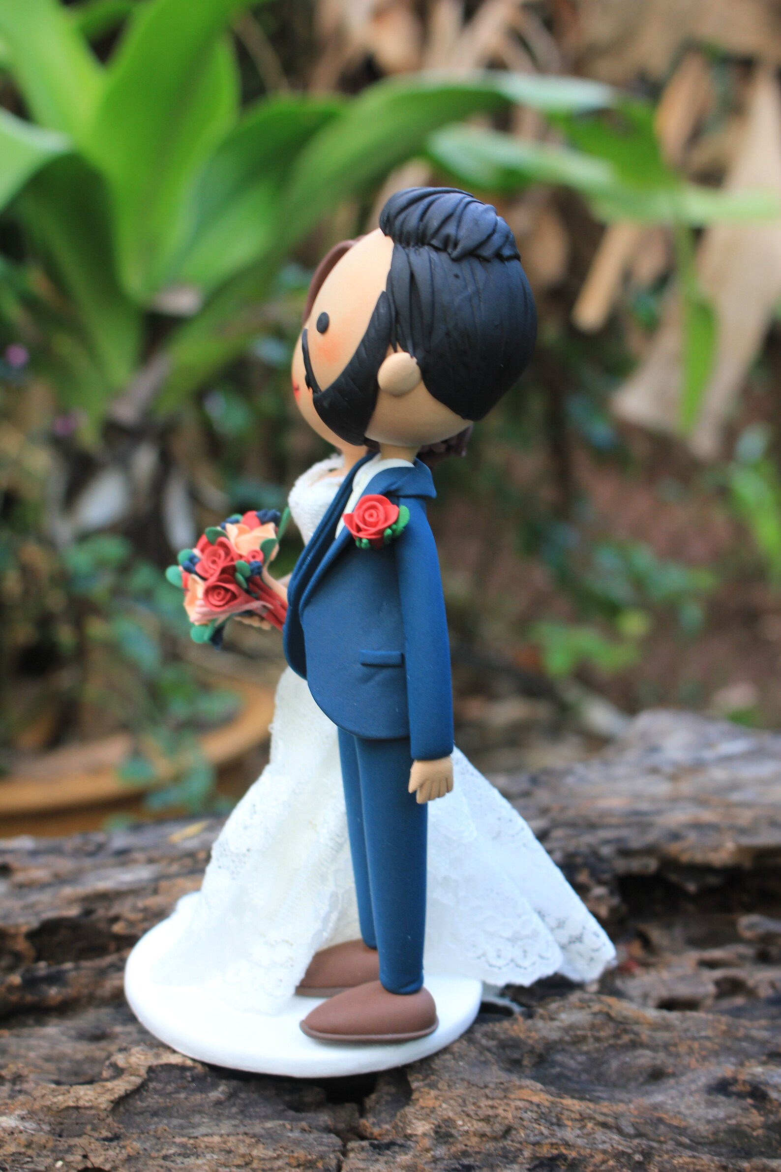 Boho Wedding Cake Topper Mexican Wedding Topper Red - Etsy
