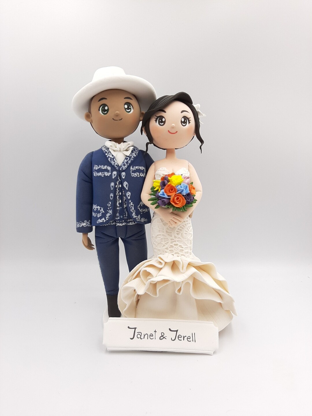 Mariachi Wedding Cake Topper, Beautiful Mermaid Wedding Dress, Three ...