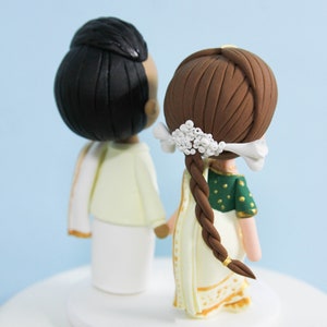 Saree Wedding Cake Topper, Indian Wedding Couple, Asian Indian Sikh ...
