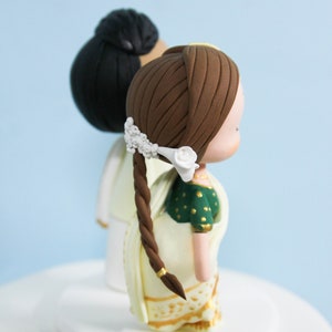 Saree Wedding Cake Topper, Indian Wedding Couple, Asian Indian Sikh ...