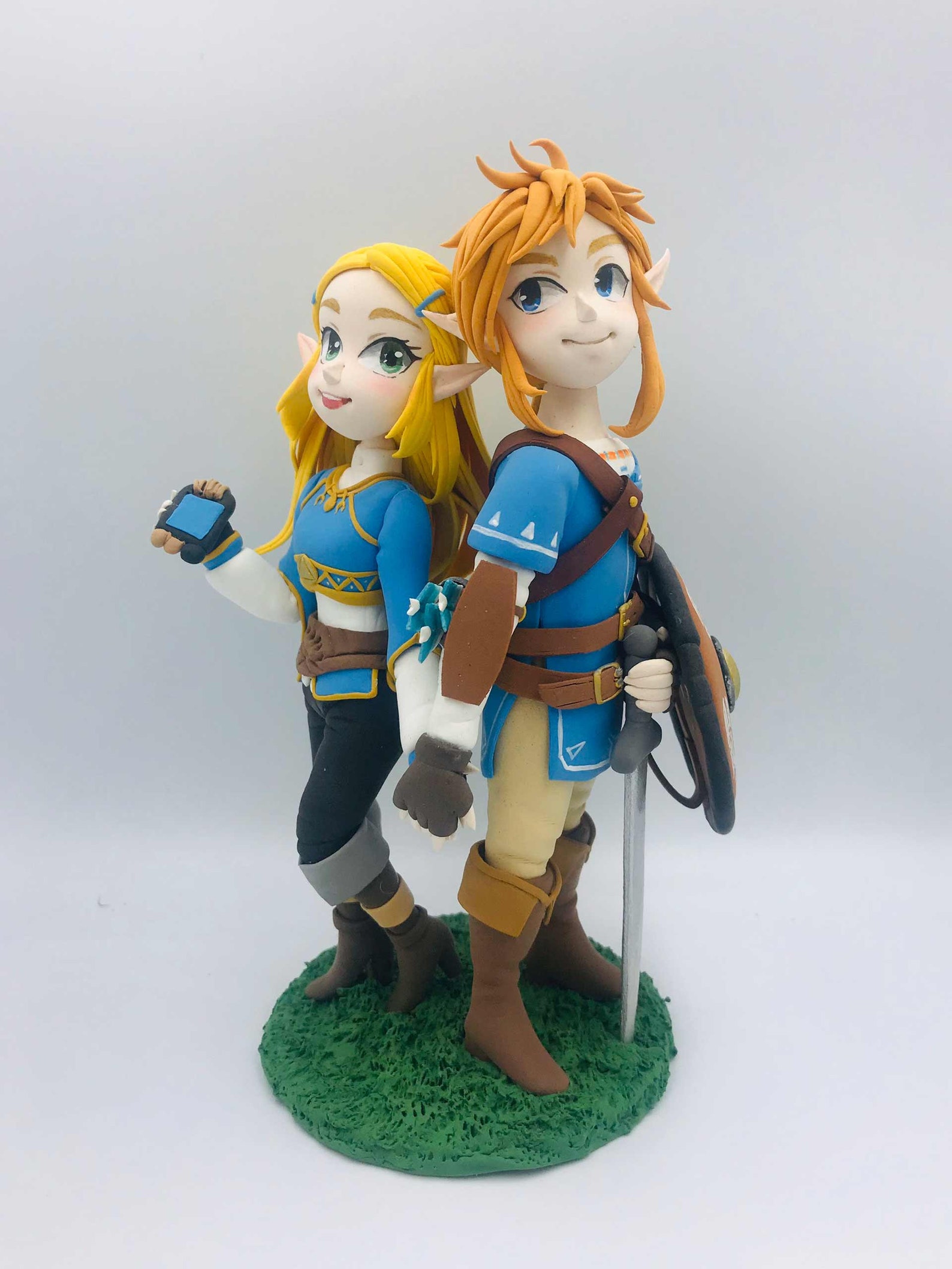 Geek Wedding Cake Topper Game Commission Figurine Gamer - Etsy