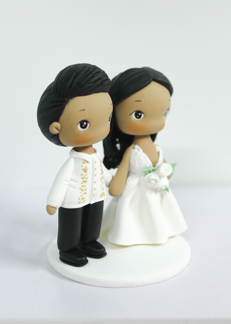 Philippine Wedding Cake Topper Barong Wedding Cake Topper - Etsy