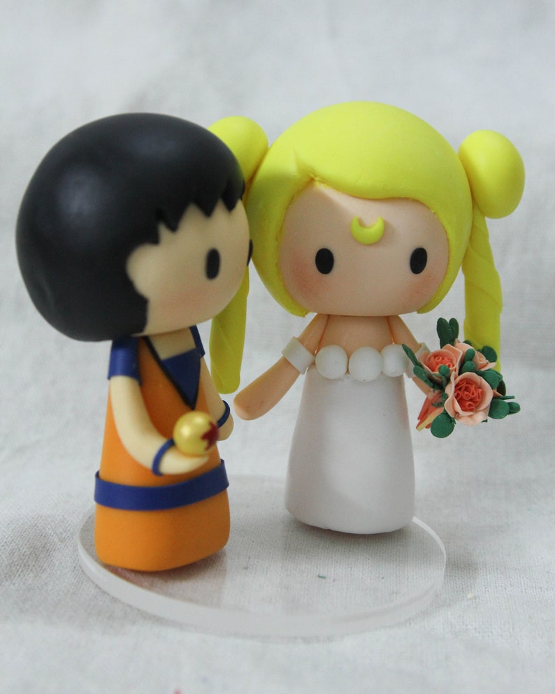 Wedding Cake Topper Japanese Anime Inspire Wedding Cake - Etsy