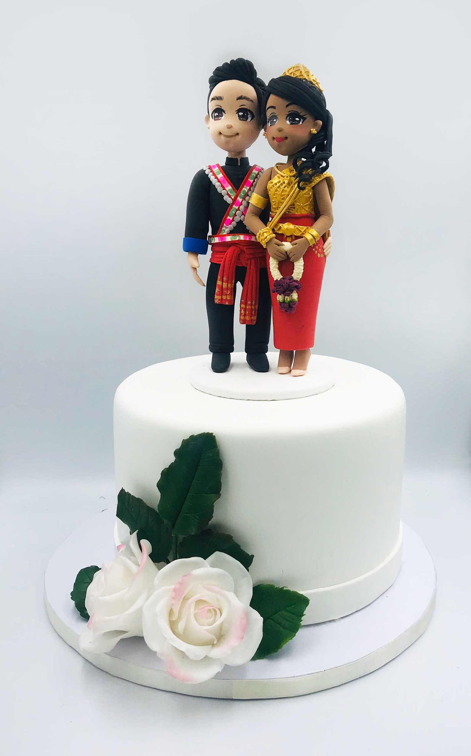 Hmong Wedding Cake Topper Khmer Wedding Topper Ethnic | Etsy UK