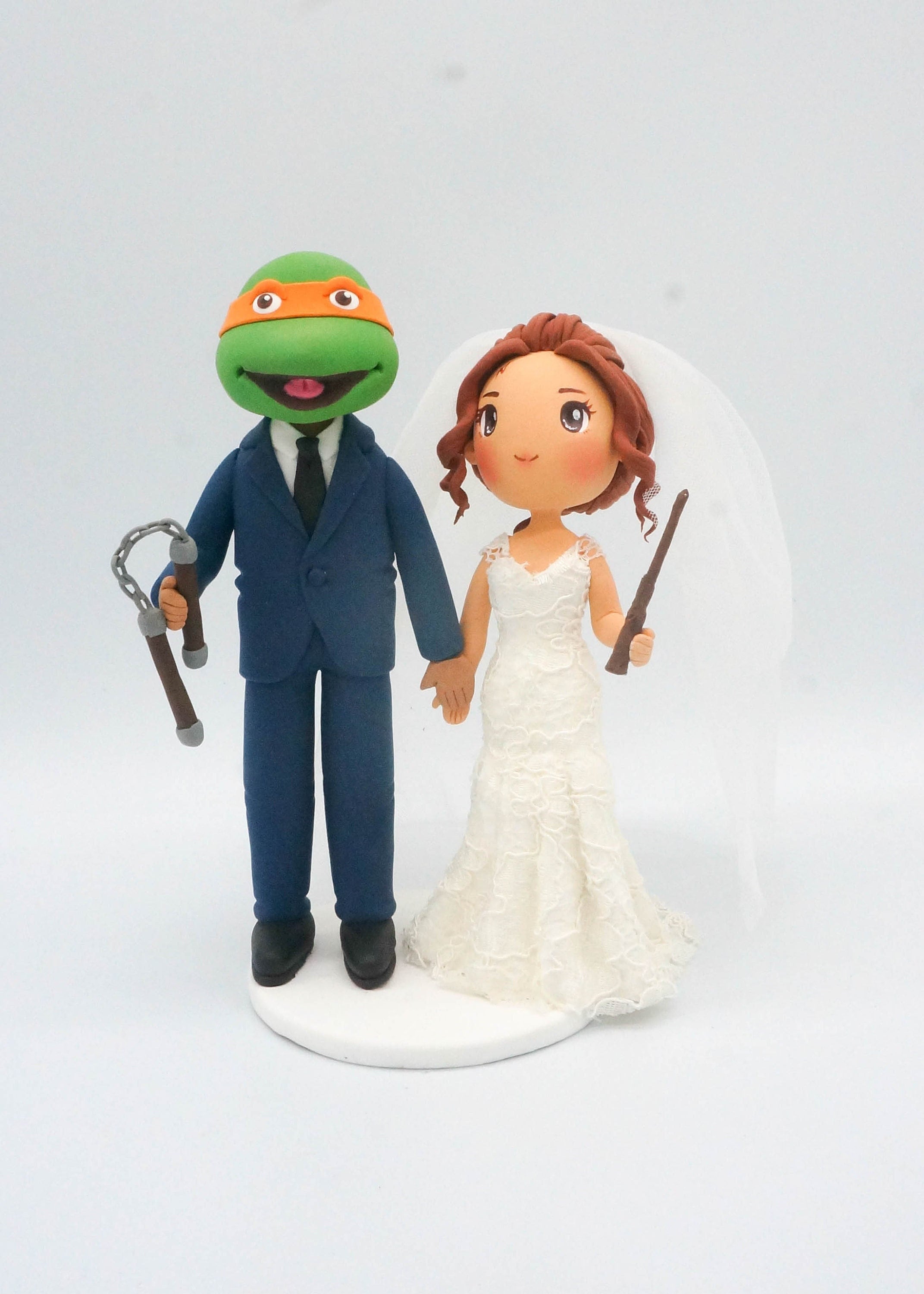 Ninja Turtle Wedding Cake Topper