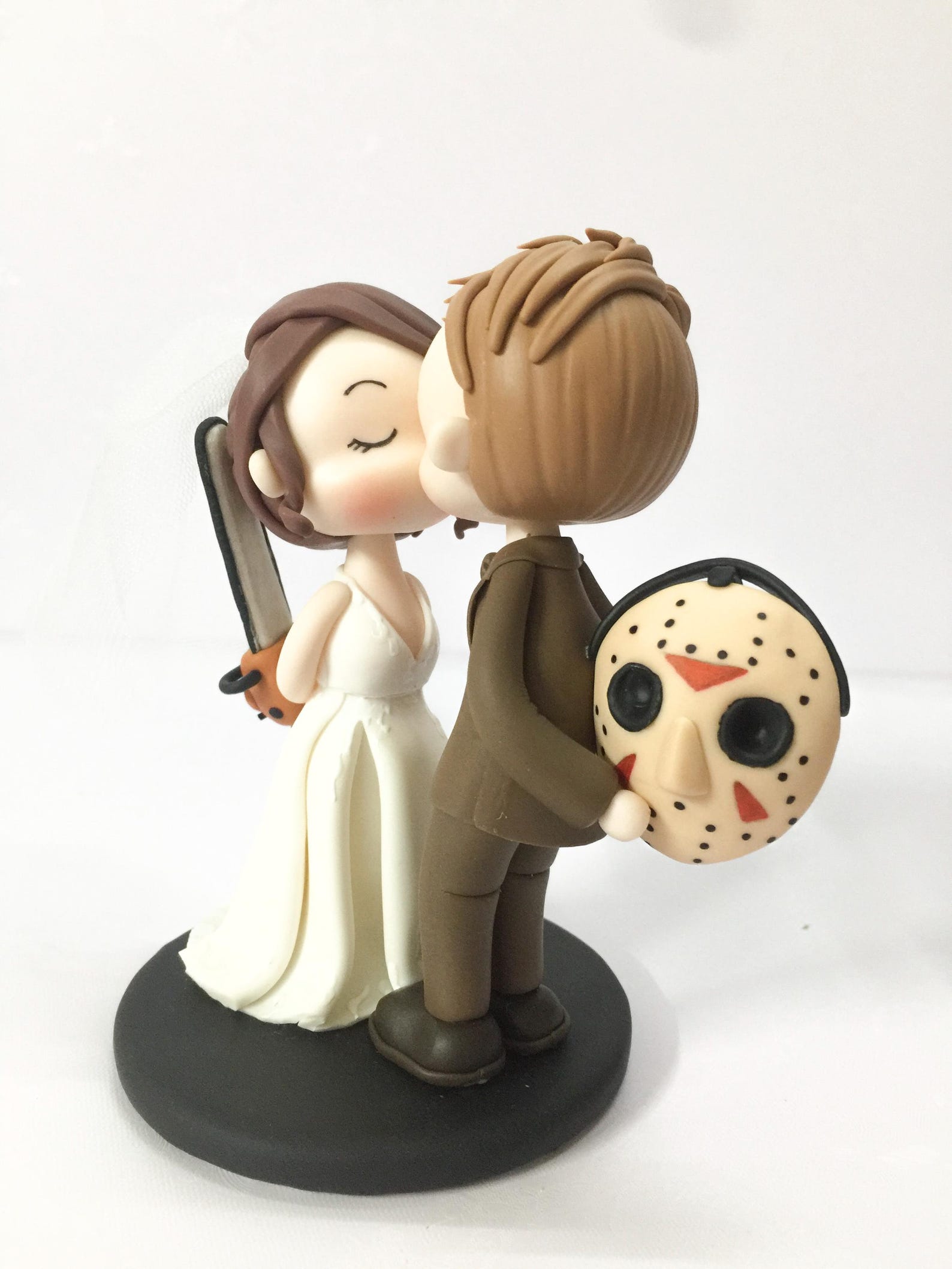 Halloween Wedding Cake Topper, Horror Movie Wedding Theme, Kissing ...