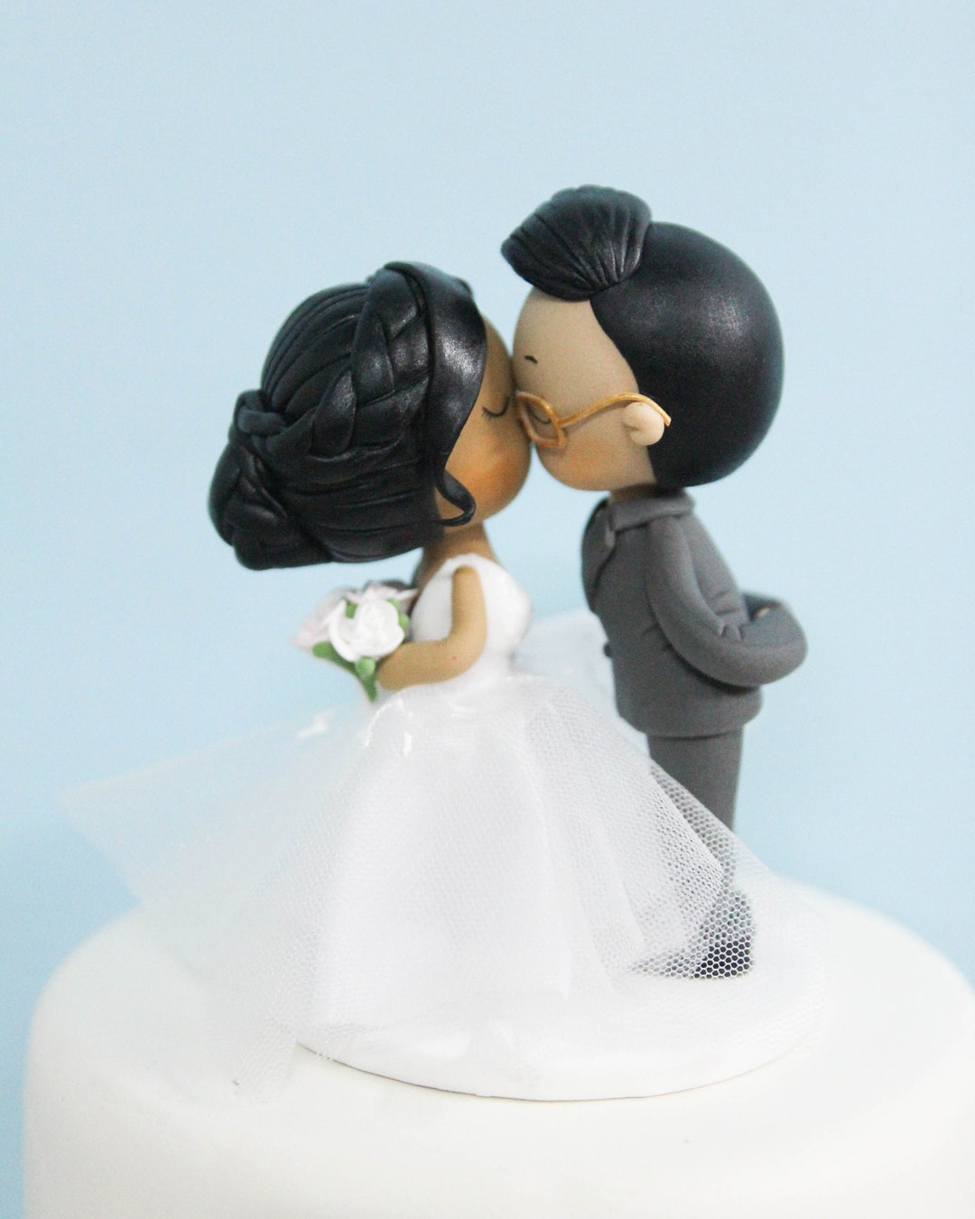 Nerd Wedding Cake Topper, Geek Wedding Cake Topper, Kissing Wedding ...