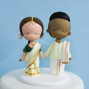 Saree Wedding Cake Topper, Indian Wedding Couple, Asian Indian Sikh ...