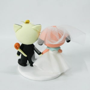 Pokemon Wedding Cake Topper, Snubbull and Meowth Wedding Cake Topper ...