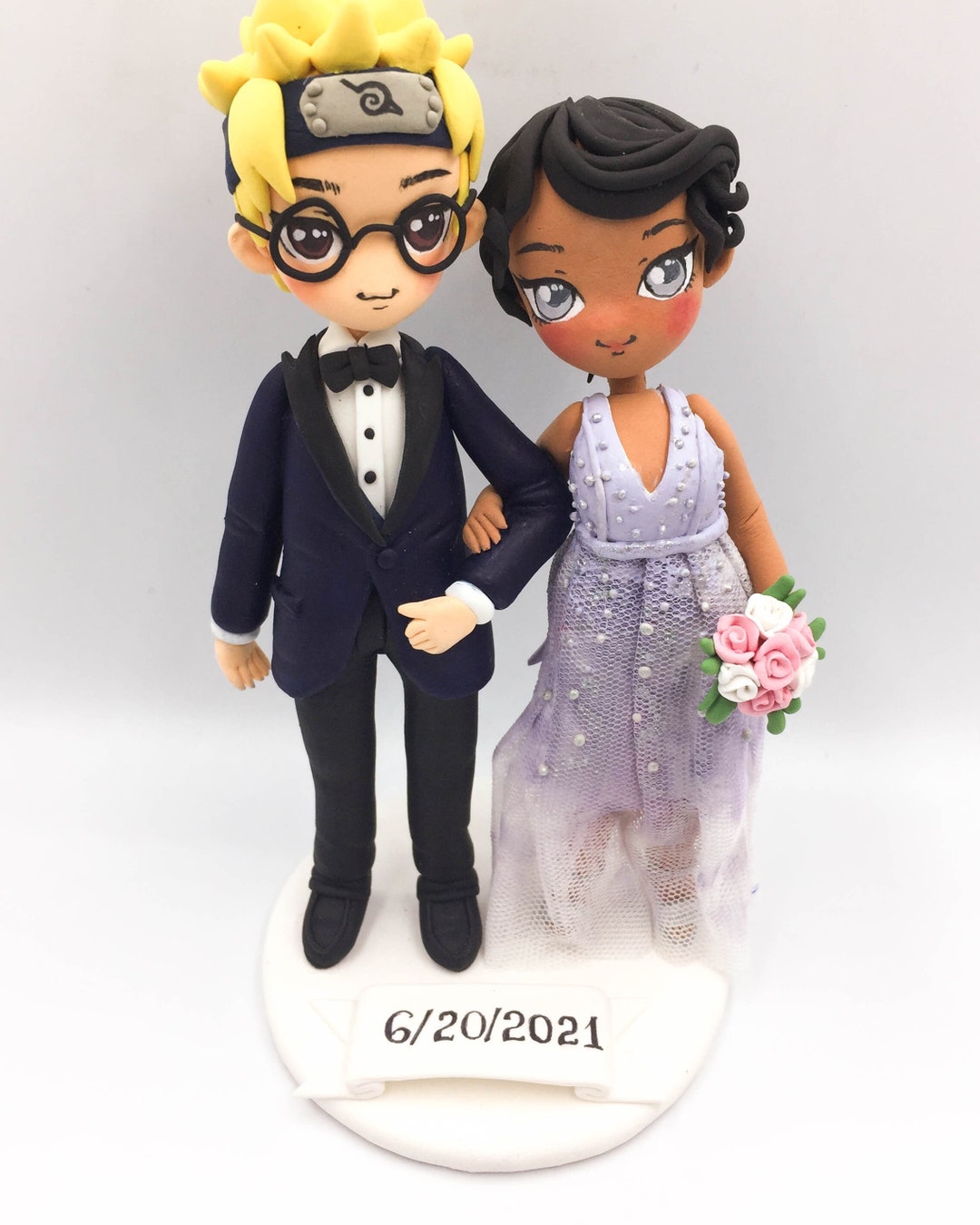 Naruhina Wedding Cake Topper Anime Lover Wedding Cake Topper - Etsy
