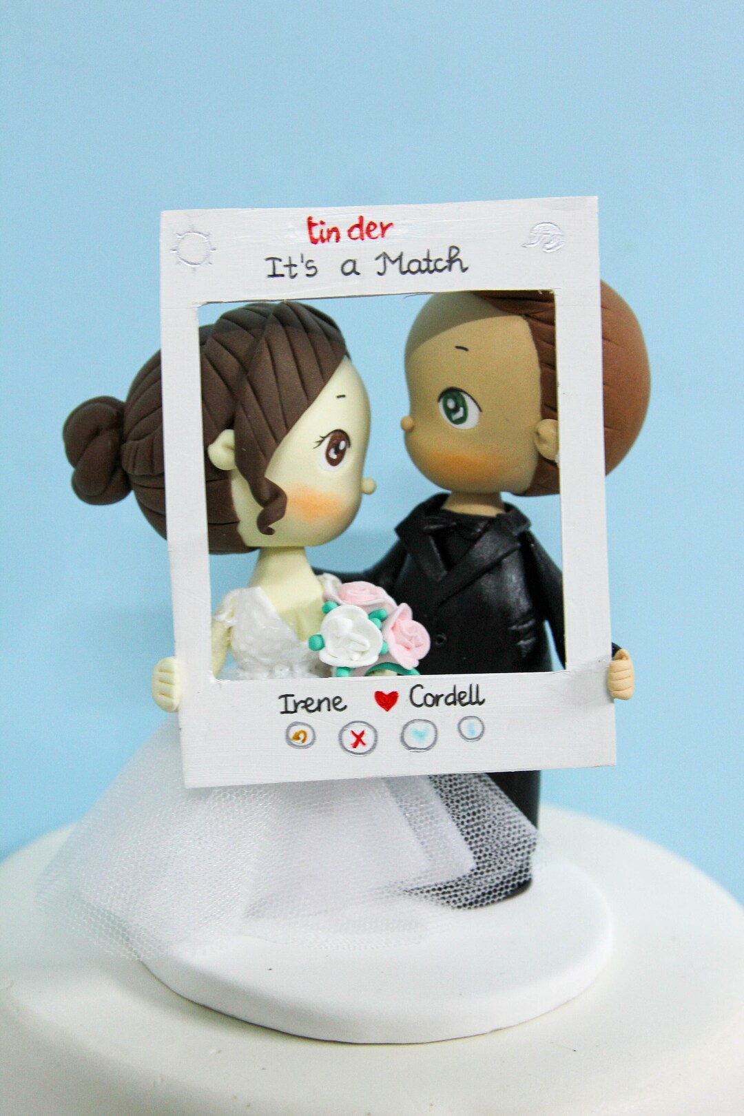 Online Dating Wedding Cake Topper, Funny Wedding Cake Topper, Tinder ...