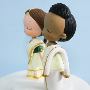 Saree Wedding Cake Topper, Indian Wedding Couple, Asian Indian Sikh ...