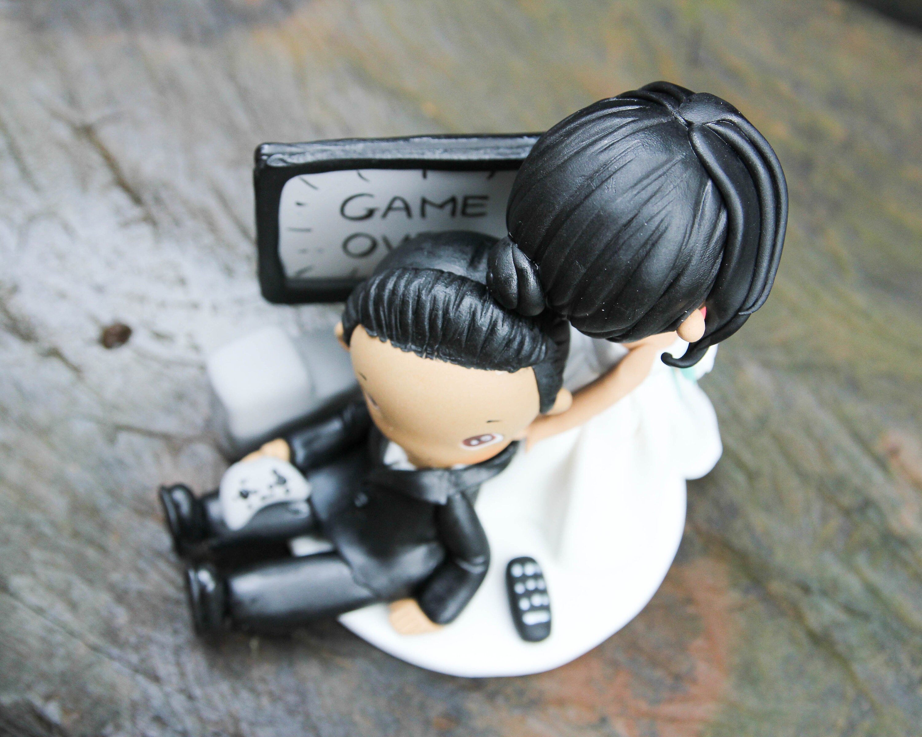 Game Over Wedding Cake Topper: Funny Gamer Bride & Groom - Etsy