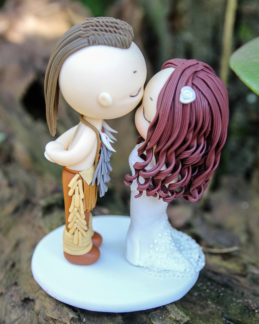 Traditional Native American Wedding Cake Topper Indigenous Wedding ...