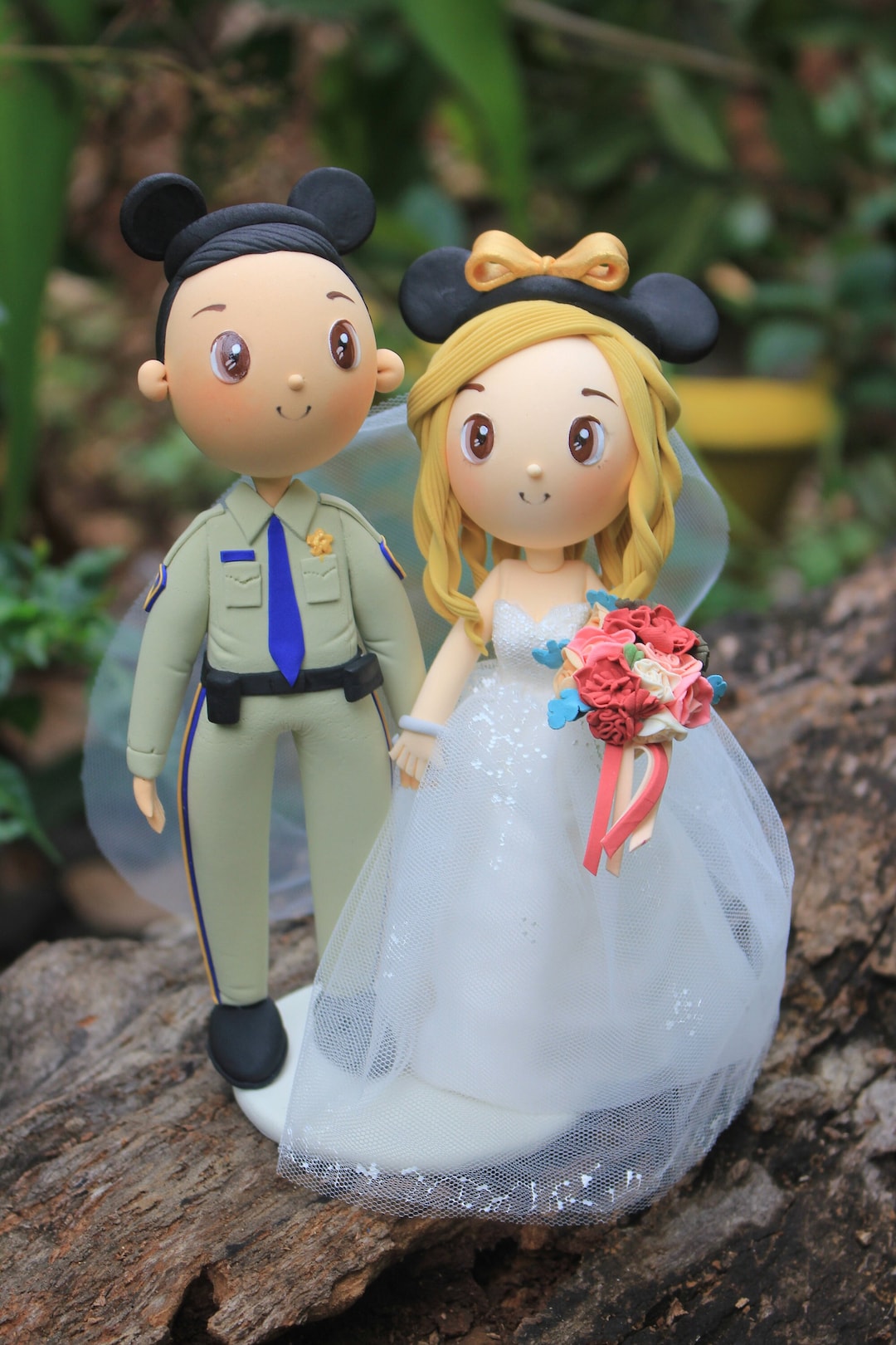 Handcuffed Wedding Cake Topper, Police Wedding Cake Toppers, Bride and ...