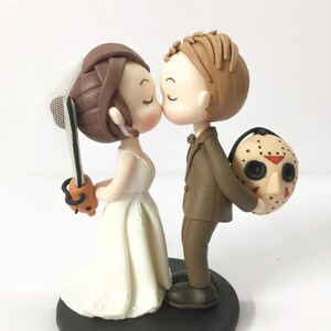 Halloween Wedding Cake Topper, Horror Movie Wedding Theme, Kissing ...