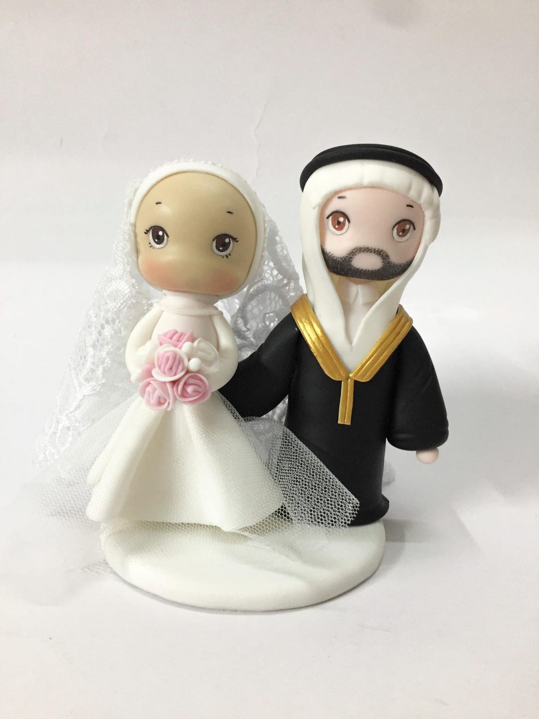 Muslim Wedding Cake Topper, Islamic Wedding Cake Topper, Islamic Couple ...