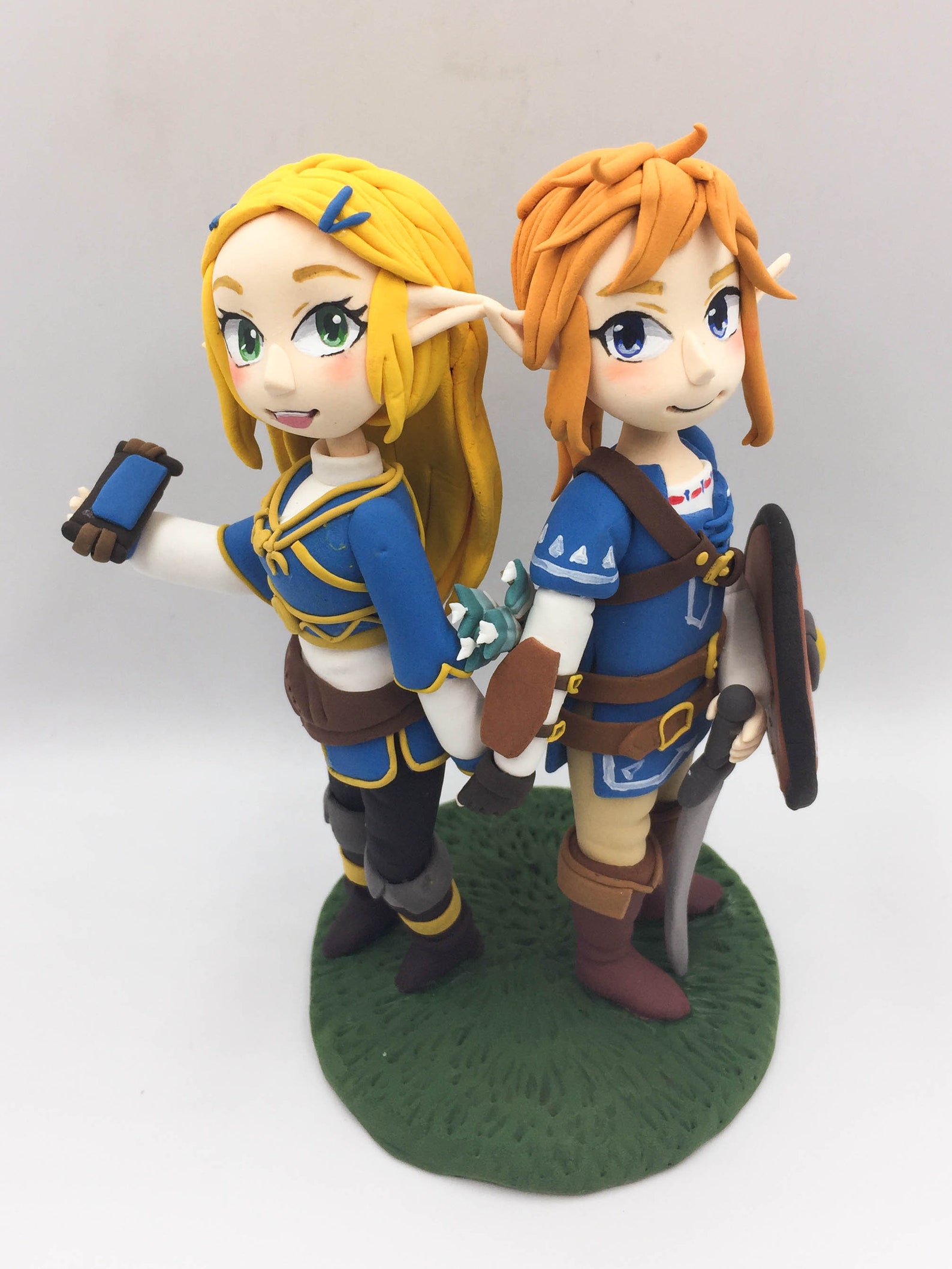 Geek Wedding Cake Topper Game Commission Figurine Gamer | Etsy