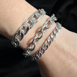 Stainless Steel Layering Bracelet, Bracelet Stack, Waterproof Jewelry ...