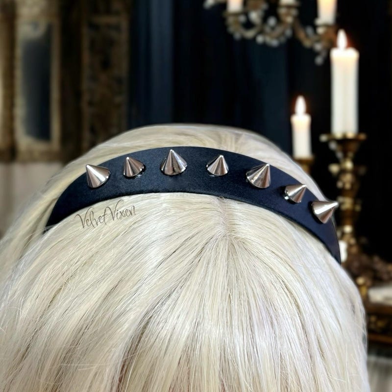 Spike Stud Headband - Etsy