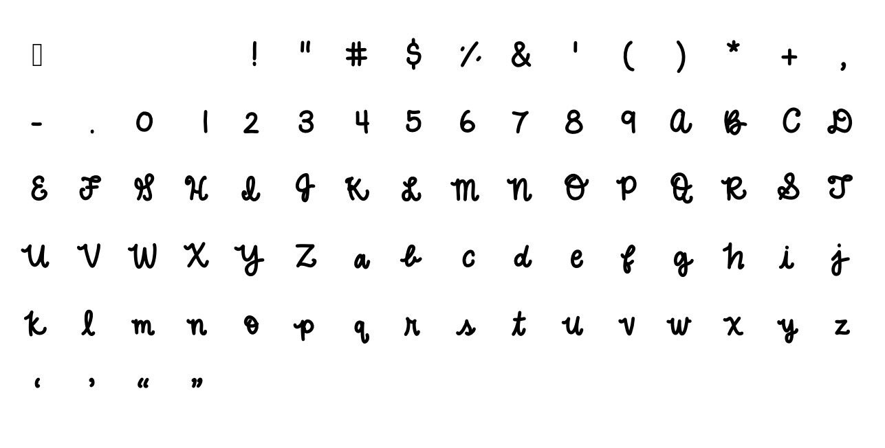 Fat Cursive Font - Etsy