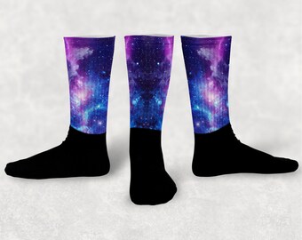 Galaxy Socks - Etsy
