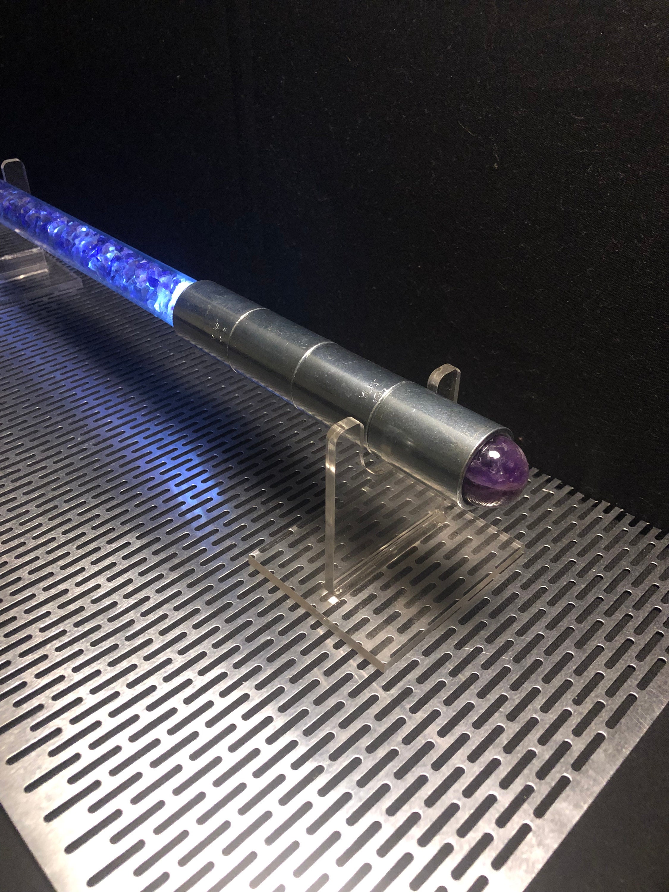 Amethyst Crystal Saber - Etsy