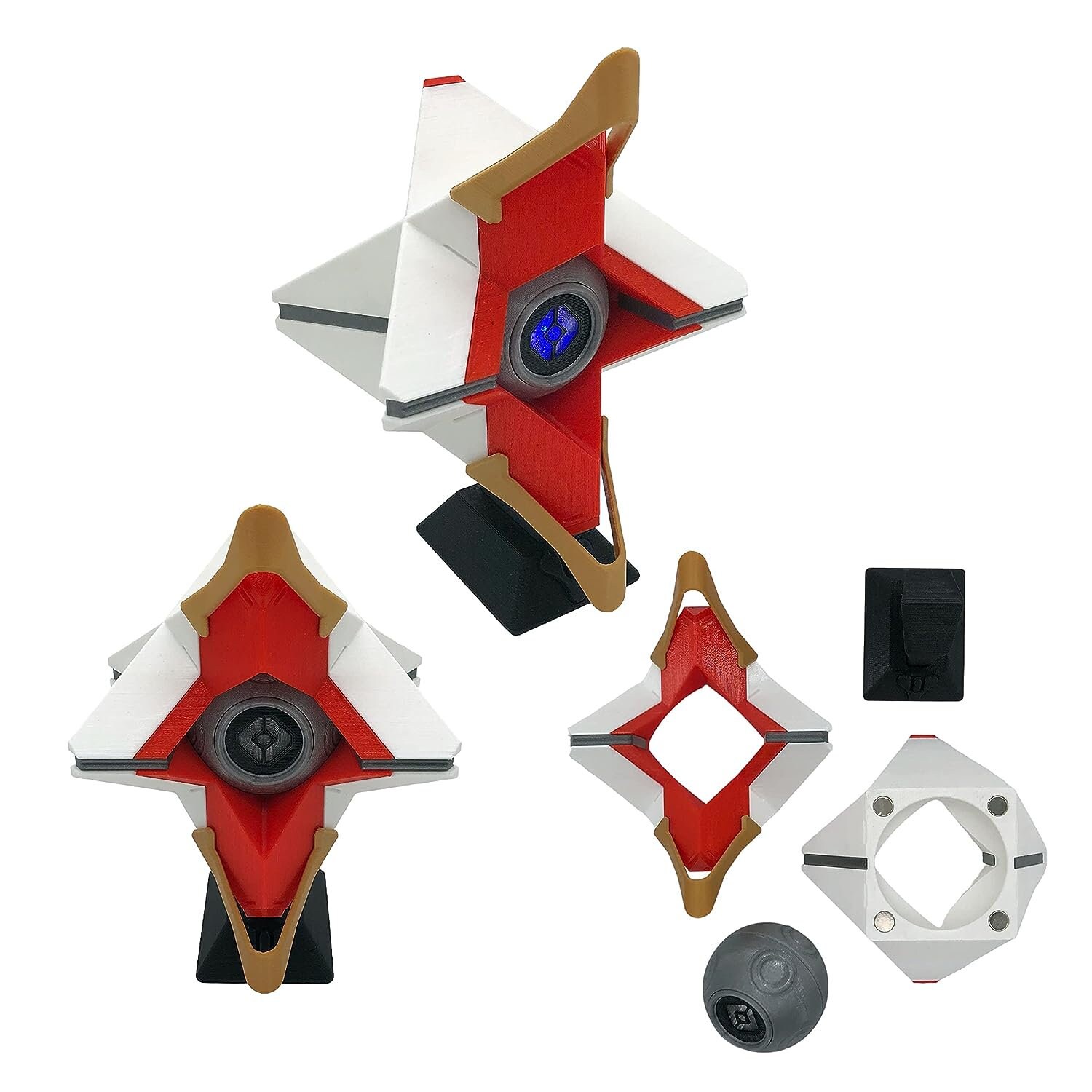 Ghost Shell: 3D Printed Fan Art, Magnetic Closure (5 Inch) - Etsy