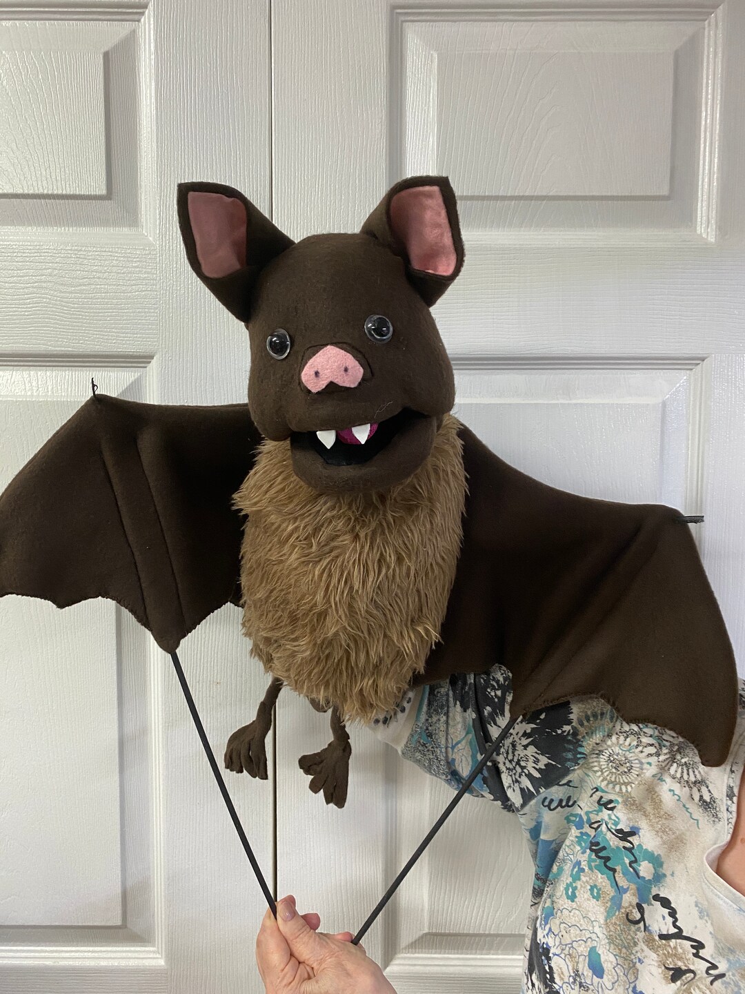 Benny the Bat Puppet - Etsy