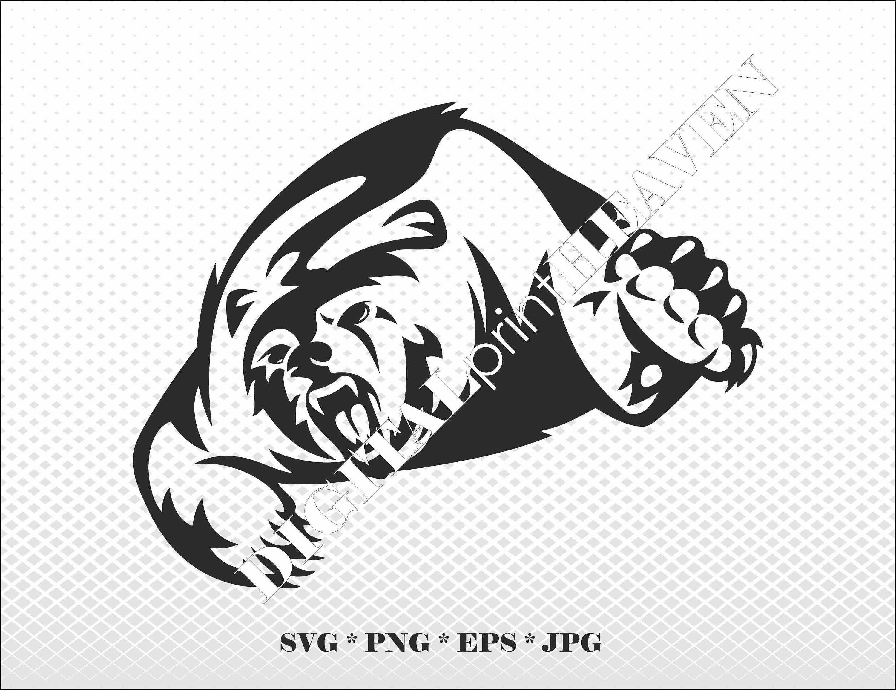 Oso Svg Diseño Corte Svg Eps Png Cricut Silueta Digital - Etsy España