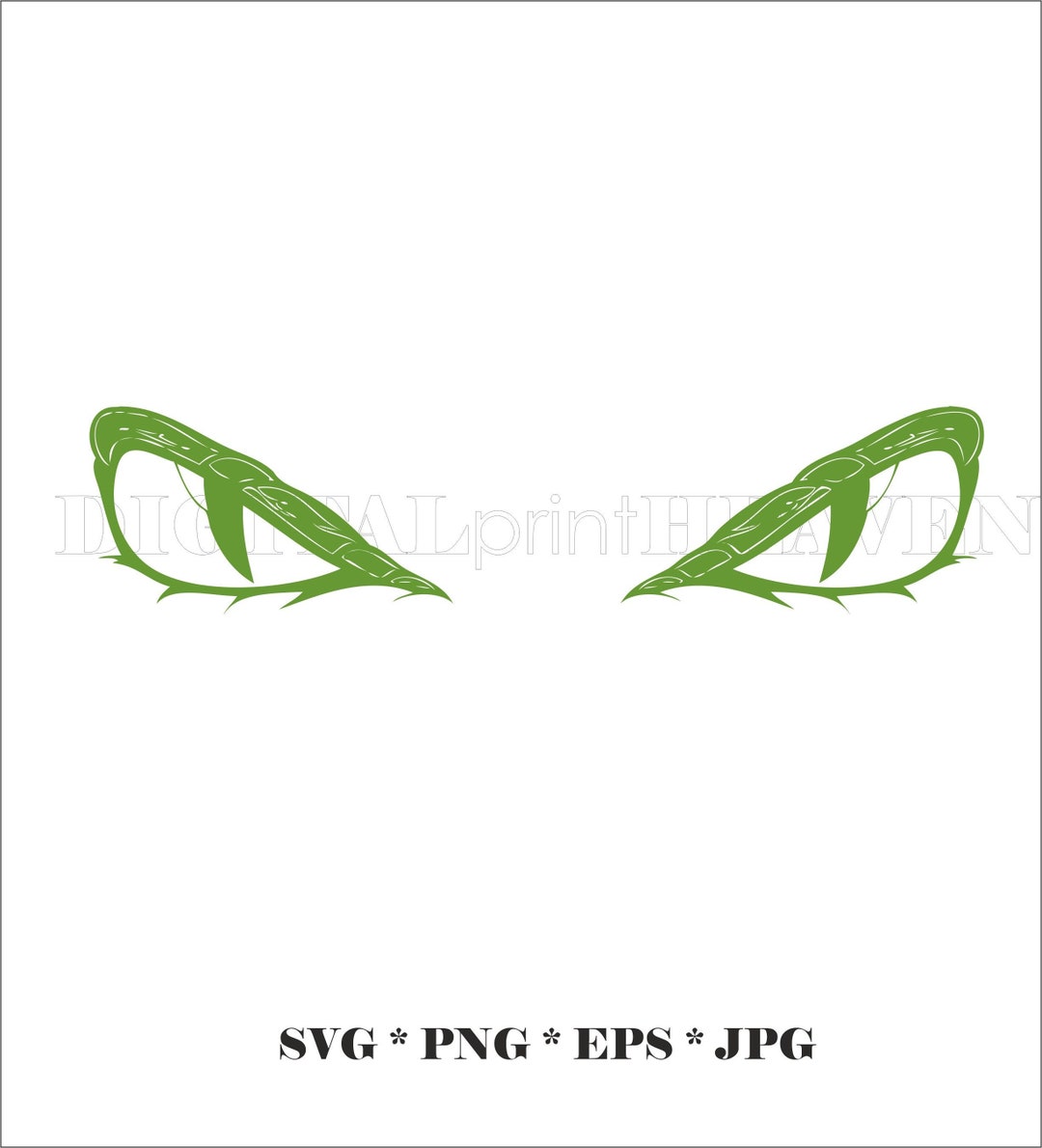 Snake Eyes Svg Png Jpg Eps - Etsy