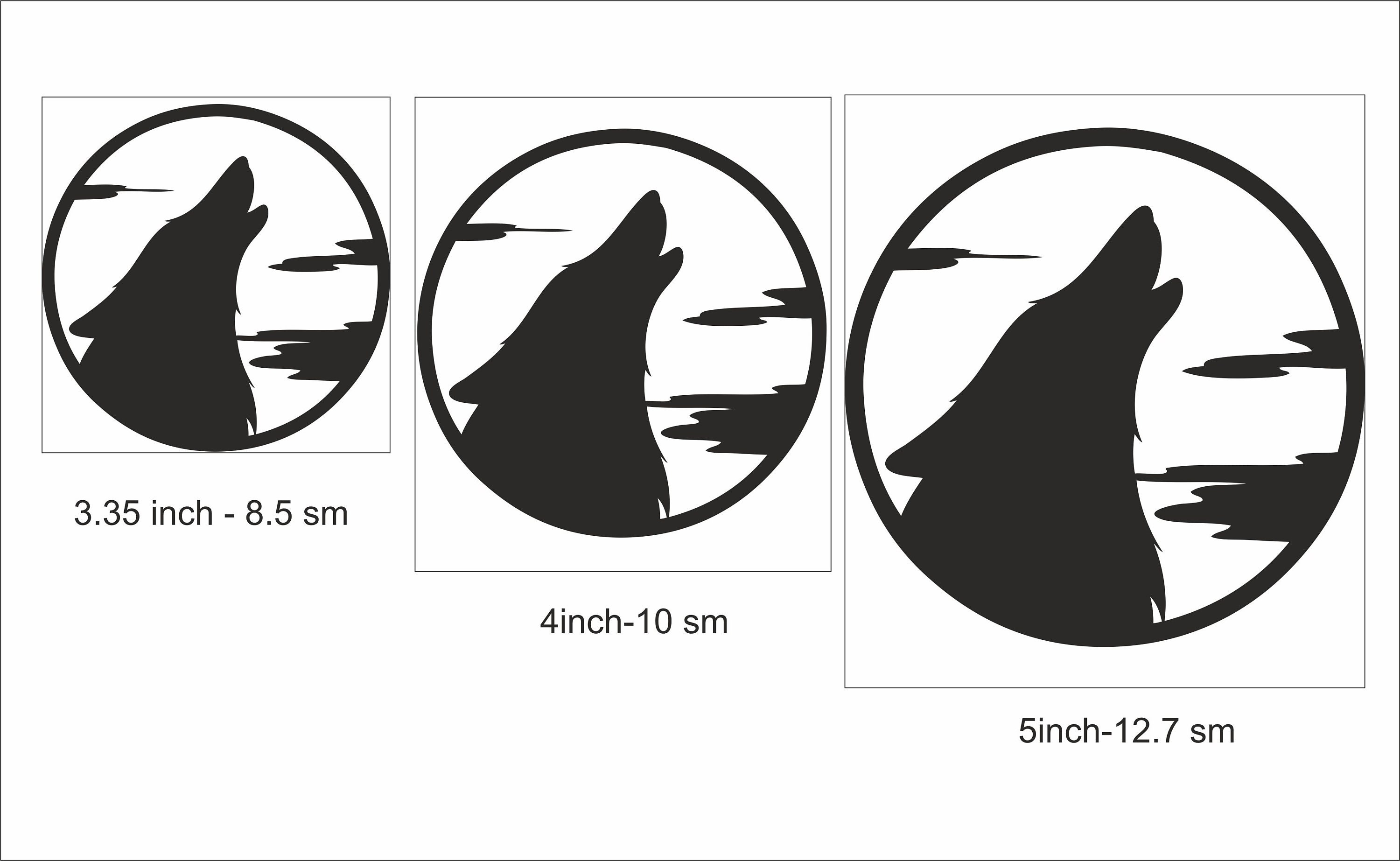 Decal Wolf Car Decal Wolf Decal Wolf Sticker wolf Wolf Decal - Etsy