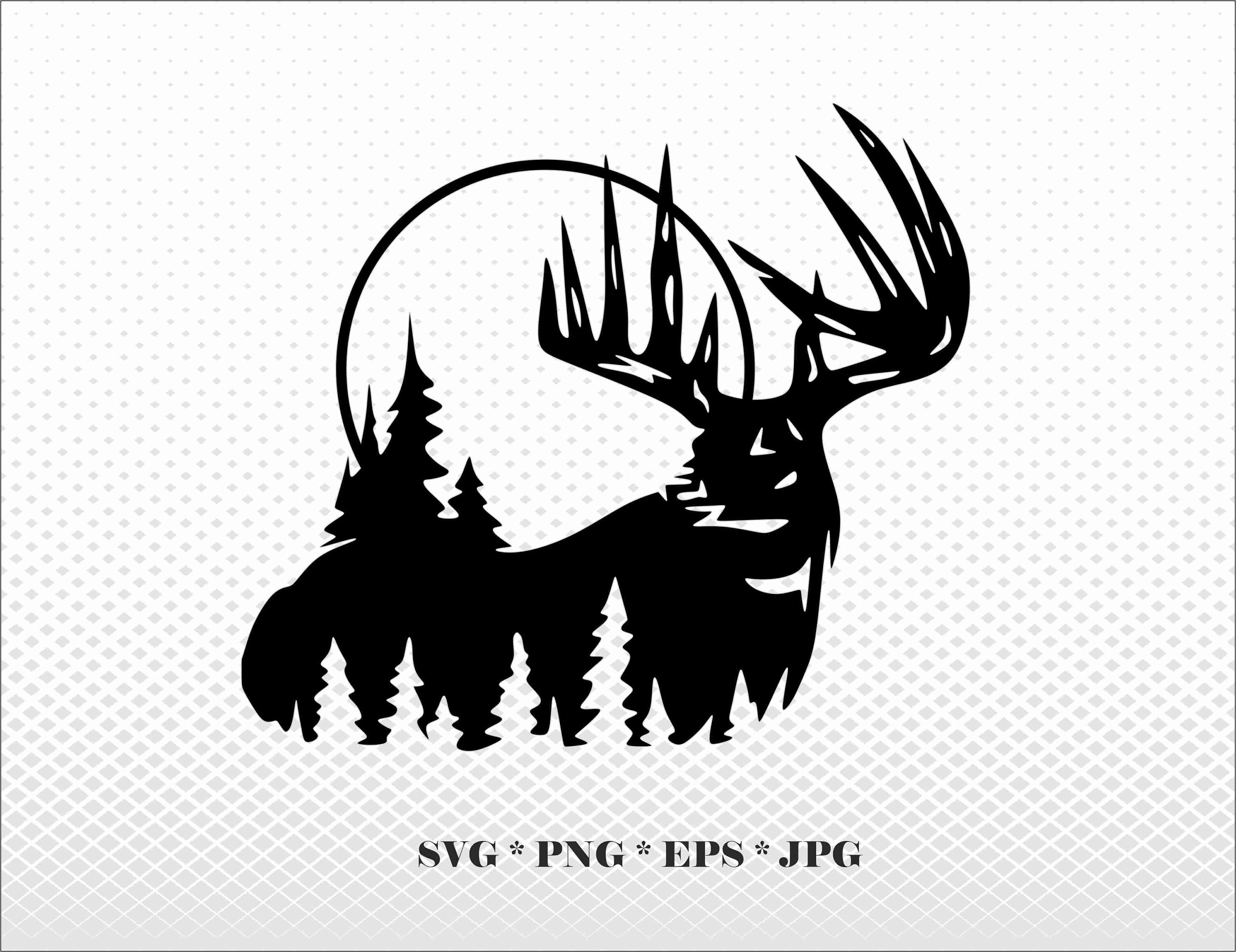 Cut Stag Svg Deer Design Cut Svg Eps Png Cricut - Etsy