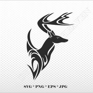 Cut Stag Svg Deer Design Cut Svg Eps Png Cricut - Etsy