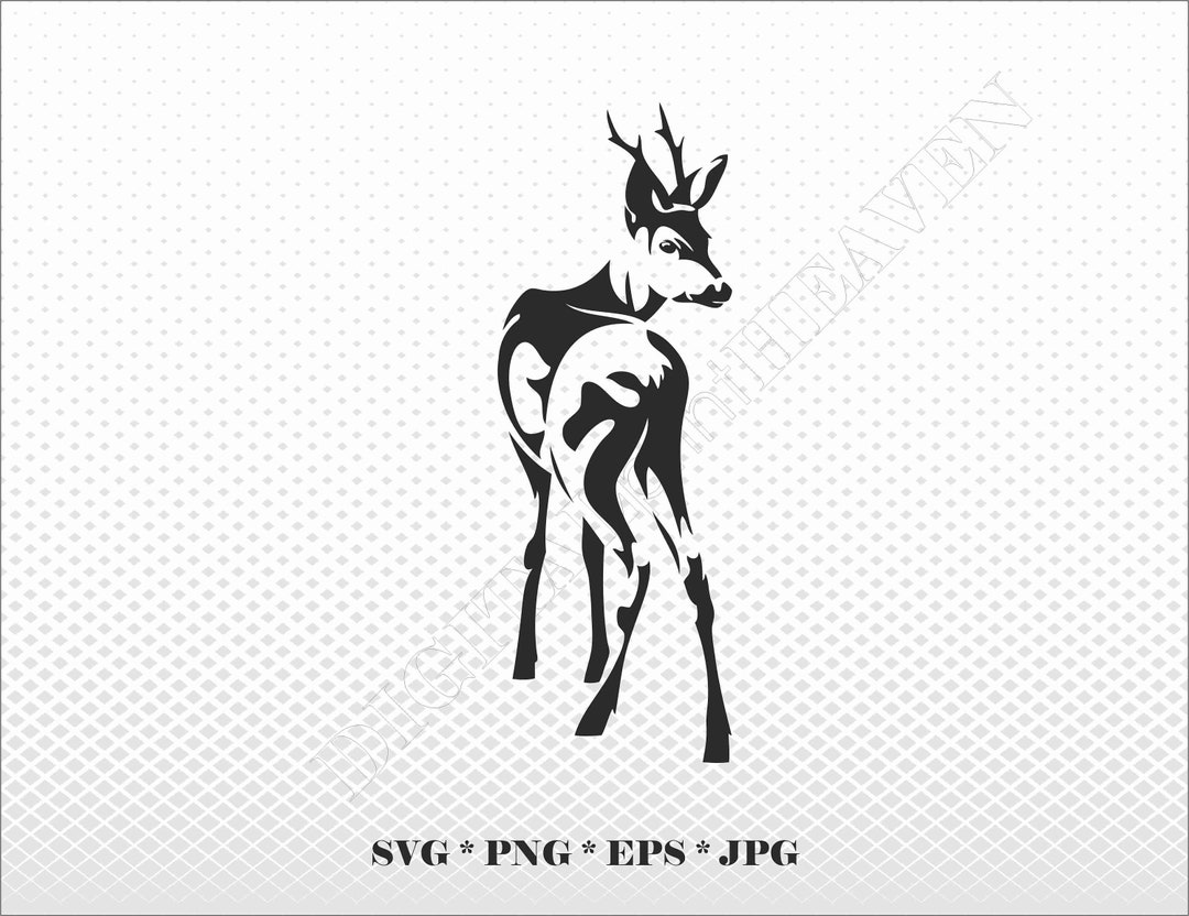Cut Stag Svg Deer Design Cut Svg Eps Png Cricut Silhouette Digital - Etsy