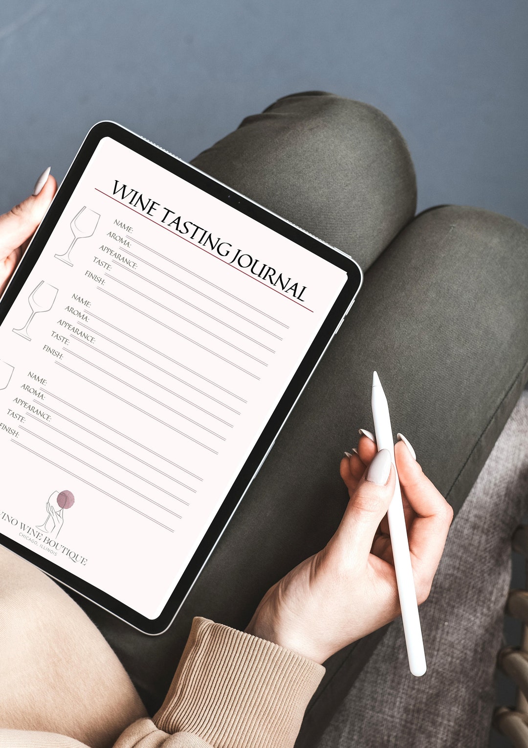 Wine Tasting Journal | Wine Enthusiast Notebook | Professional Wine ...