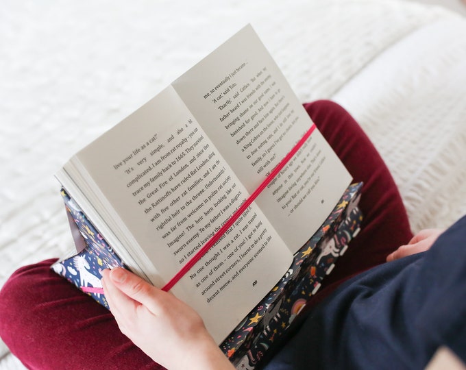 Foldable Book Stand, Portable Book Rest, Cardboard Reading Stand Holder ...