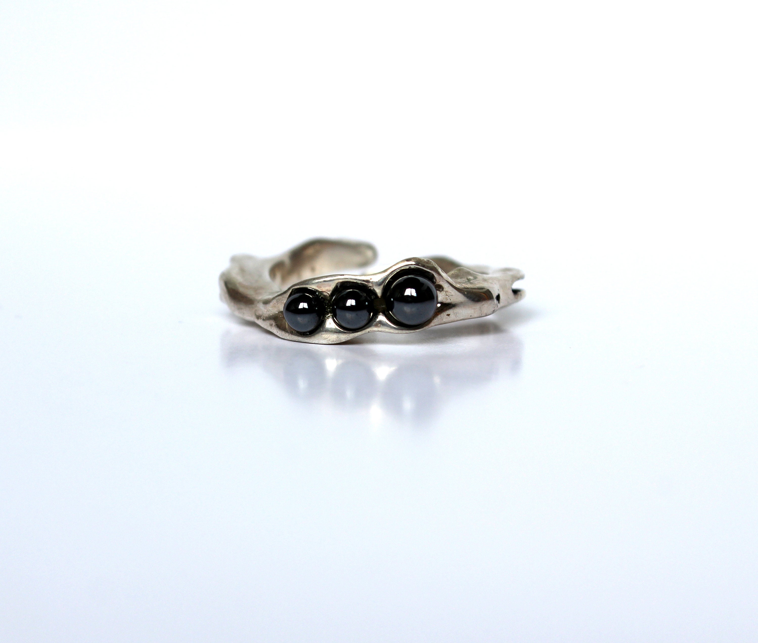 Chunky Solid Silver Ring Irregular Band Ring Original Ring - Etsy