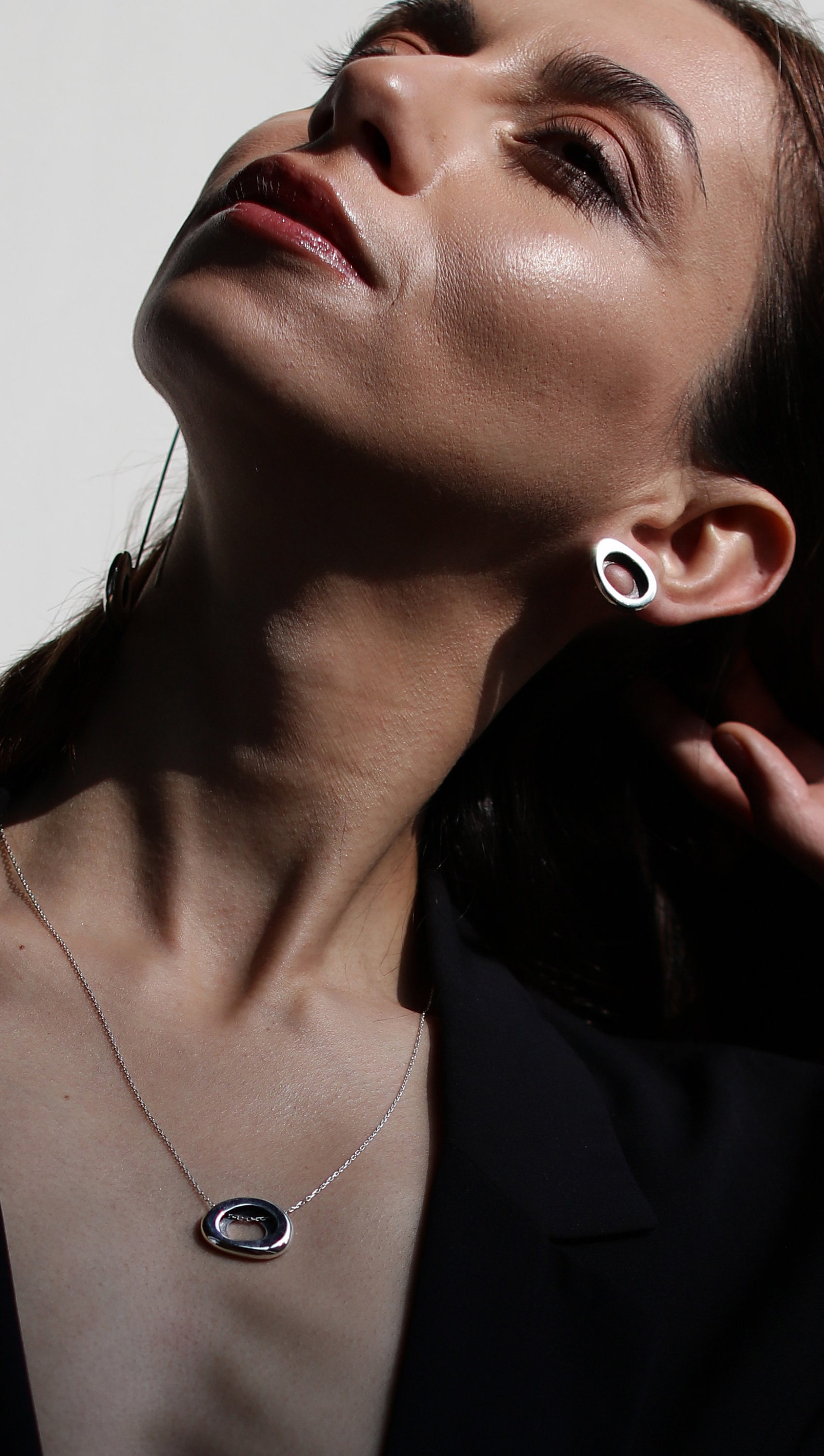 Asymmetric Earrings, Mismatch Earrings, Silver Dangle Earrings, Stud ...