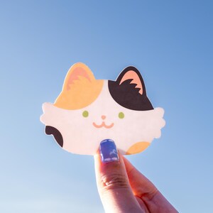Calico Cat Vinyl Sticker - Etsy