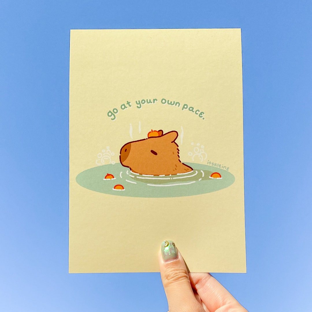 Capybara Print - Etsy