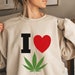 Weed Sweatshirt Marijuana Sweatshirt Marijuana Accessories - Etsy