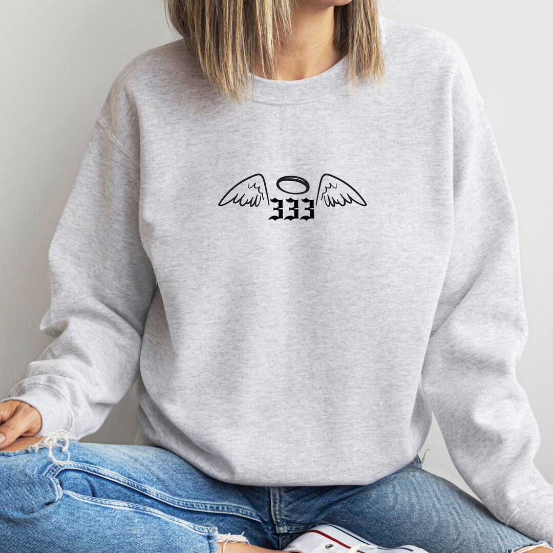 Angel Number 333 Sweatshirt, Angel Number Shirts, Spiritual Shirts ...