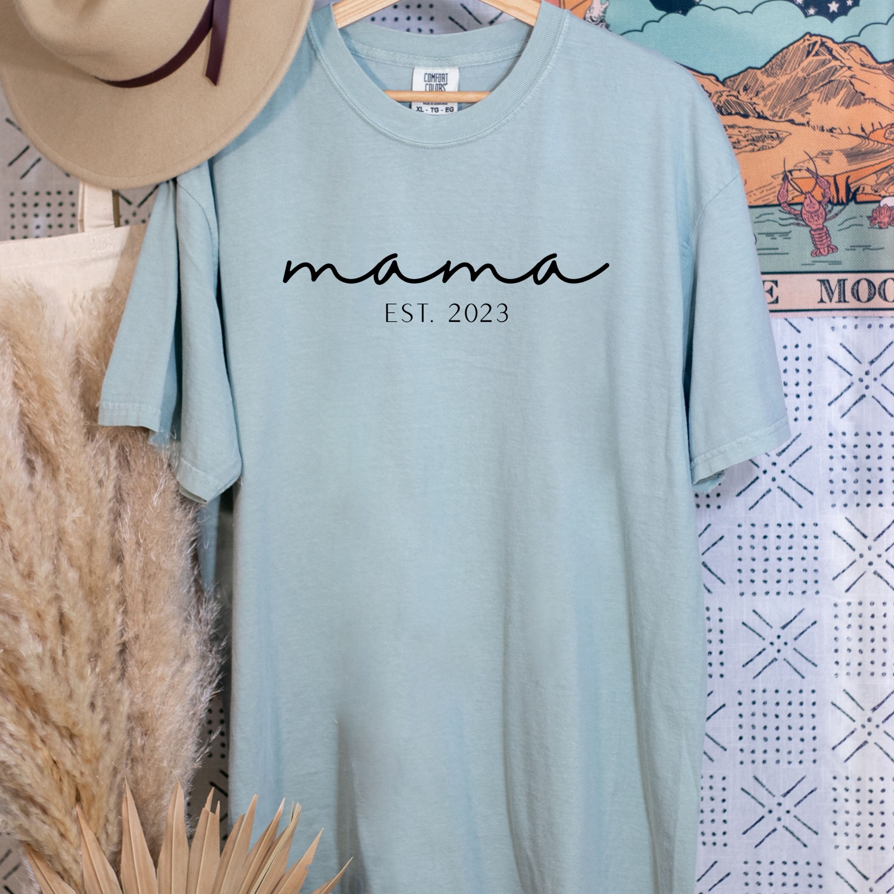 Mama Est. 2023, Personalized Shirts for Expecting Mothers, New Mother ...