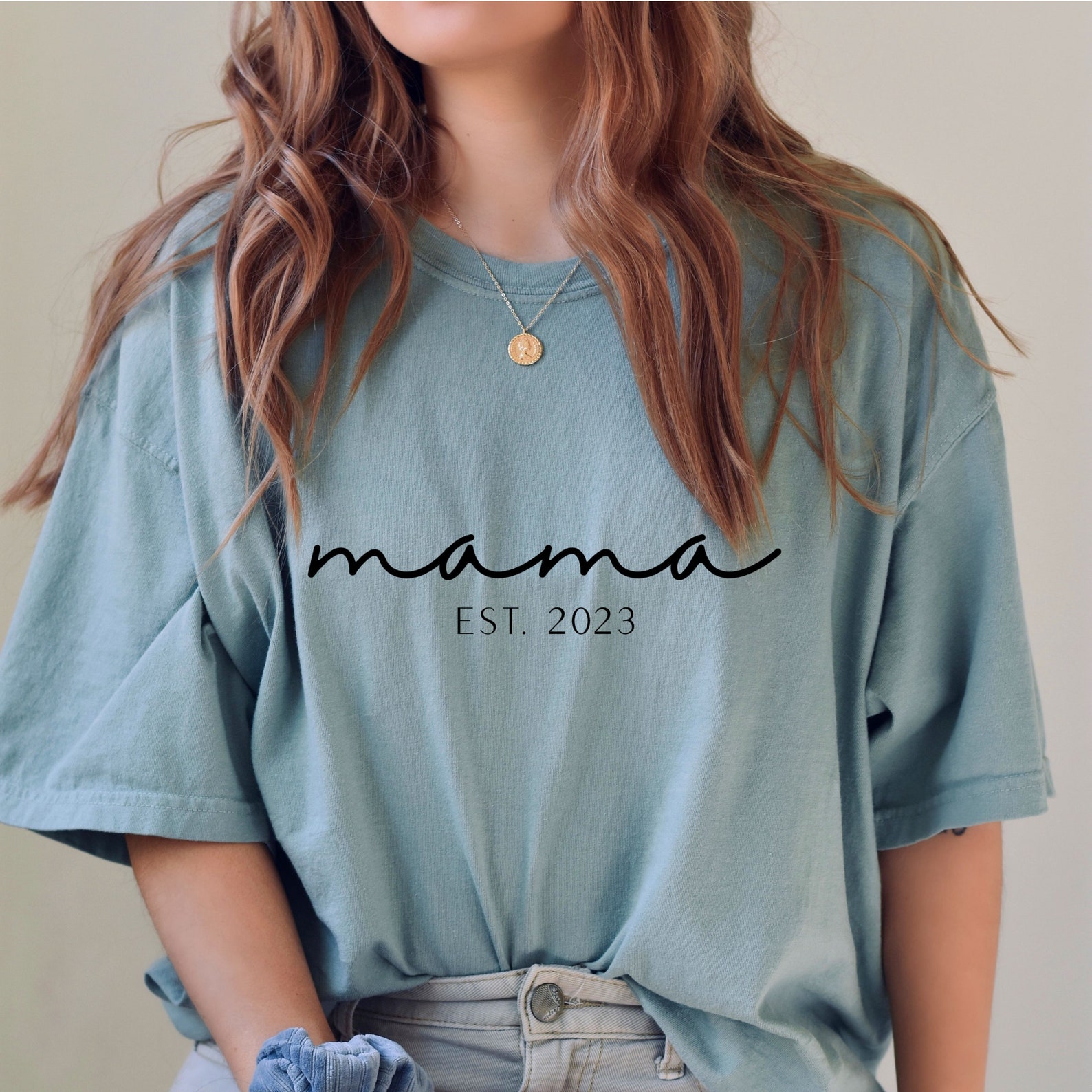 Mama Est. 2023, Personalized Shirts for Expecting Mothers, New Mother ...