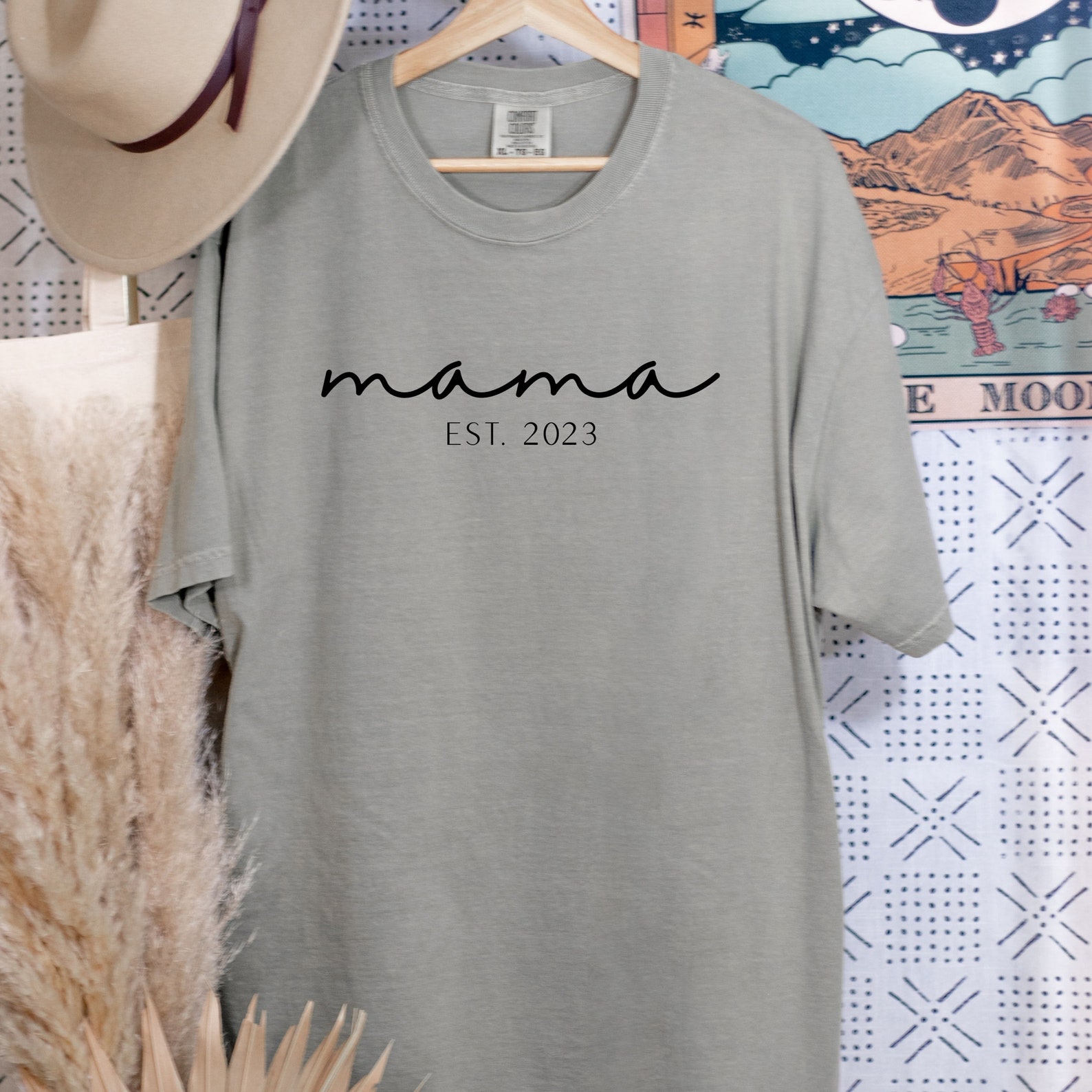 Mama Est. 2023, Personalized Shirts for Expecting Mothers, New Mother ...