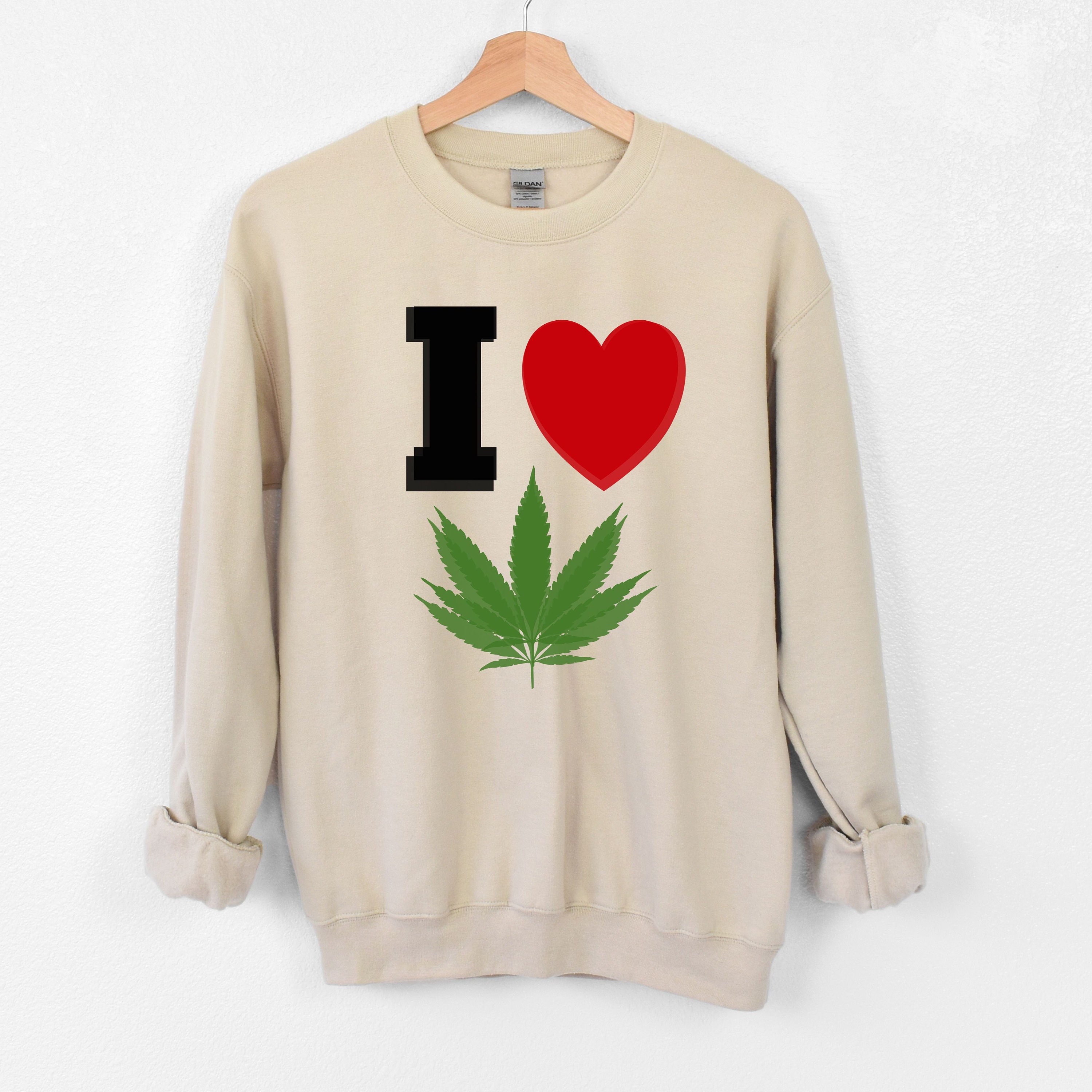 Weed Sweatshirt Marijuana Sweatshirt Marijuana Accessories - Etsy